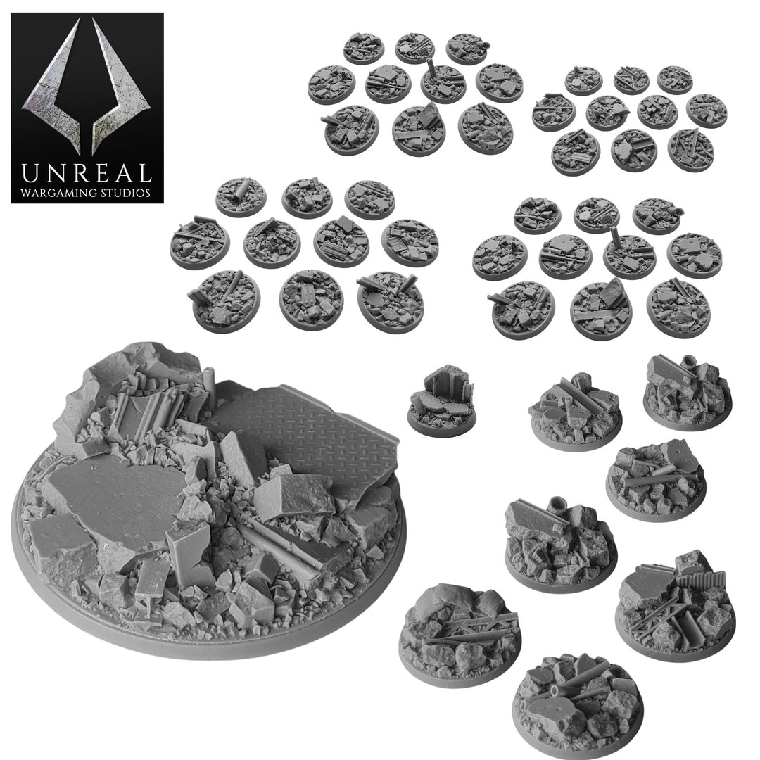 Saturn Base Bundle (Urban Rubble) – Unreal Wargaming Studios Ltd